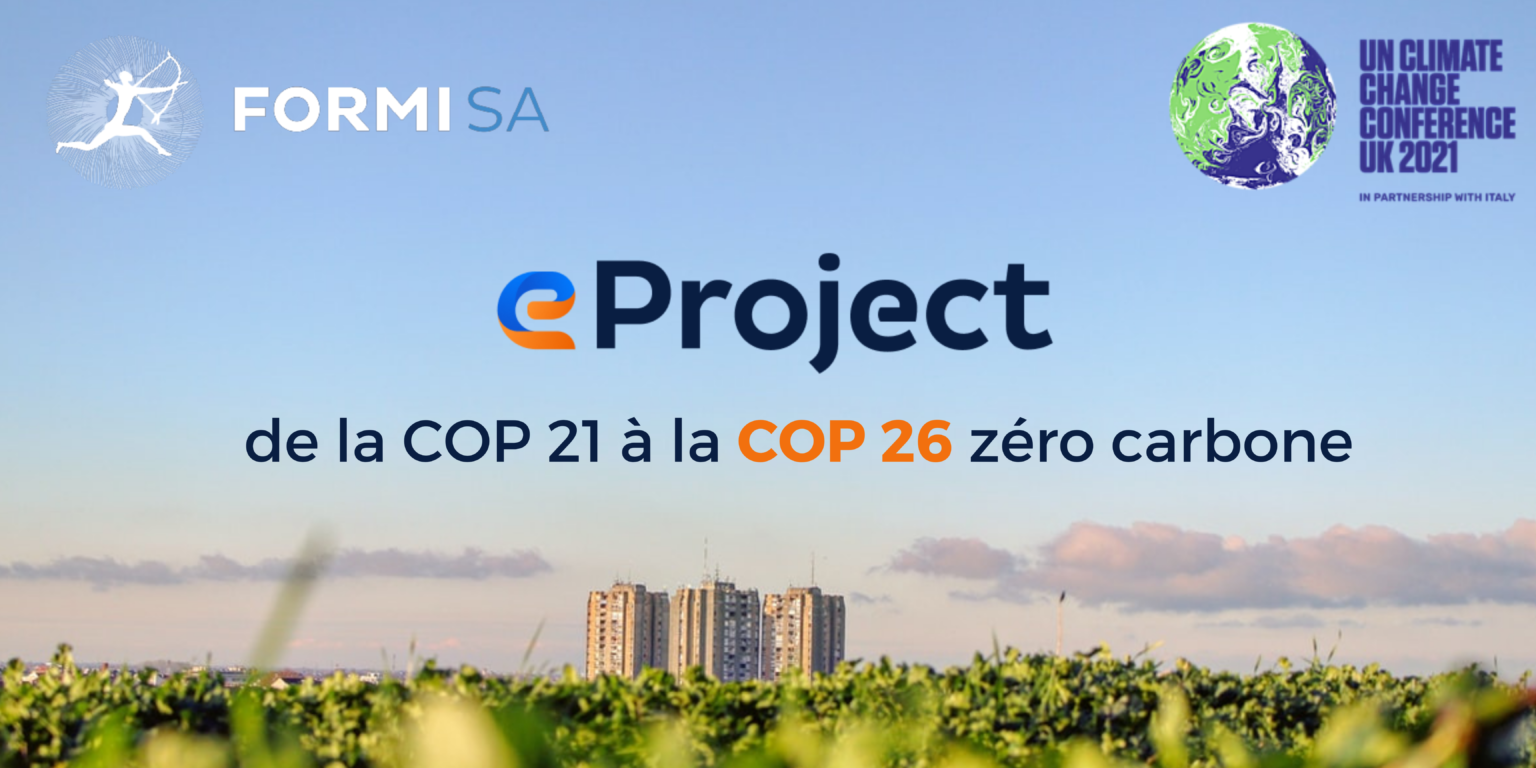 De la COP 21 à la COP 26 zéro carbone - Formi SA